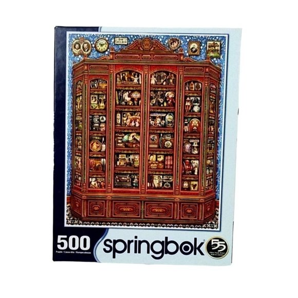 Springbok | Games | 28 Springbok 50 Piece Jigsaw Puzzle Curio Cabinet ...